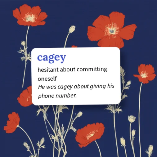 Urban Dictionary: cagey