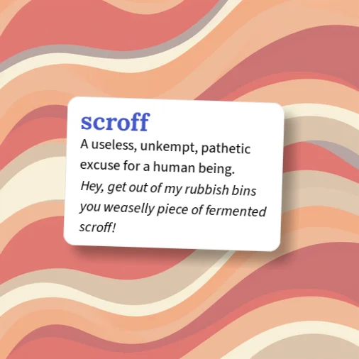 Urban Dictionary: scroff