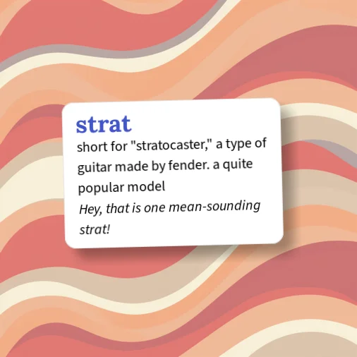 Urban Dictionary: strat