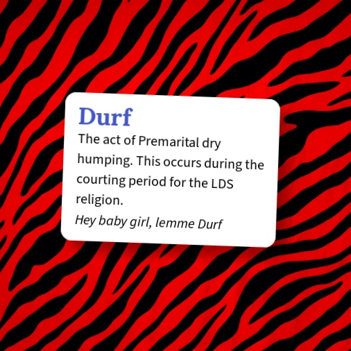 Urban Dictionary: Durf
