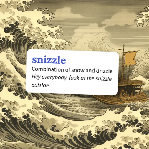 Urban Dictionary: snizzle
