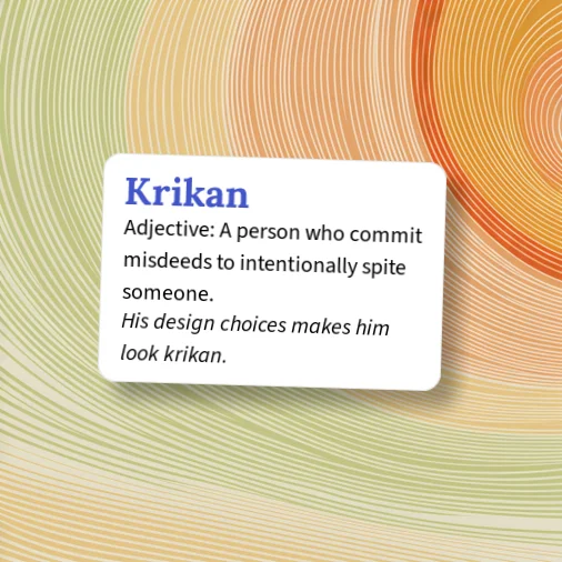 Urban Dictionary: Krikan