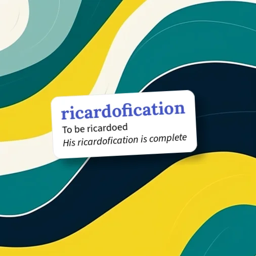 Urban Dictionary: ricardofication