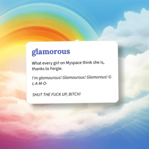 glamorous word origin