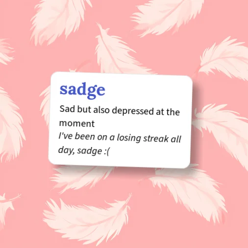 Urban Dictionary: sadge