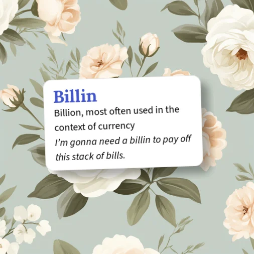Urban Dictionary: Billin