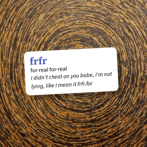 Urban Dictionary: frfr