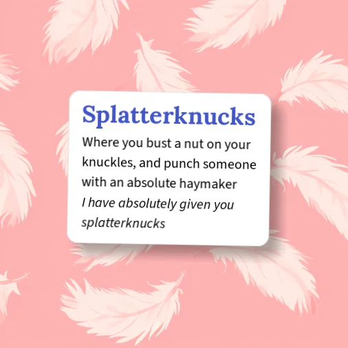 Urban Dictionary: Splatterknucks