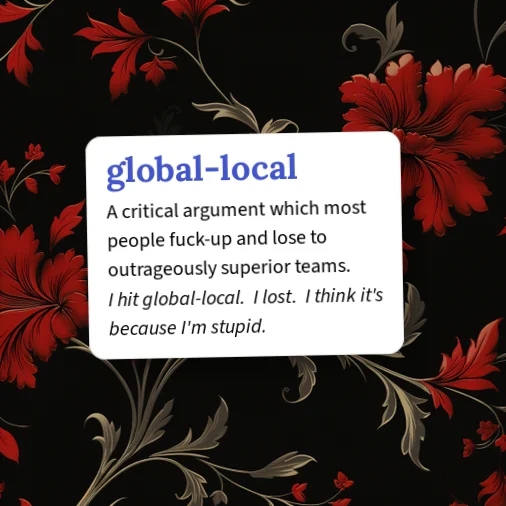 Urban Dictionary: global local