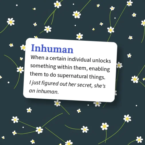 Urban Dictionary: Inhuman