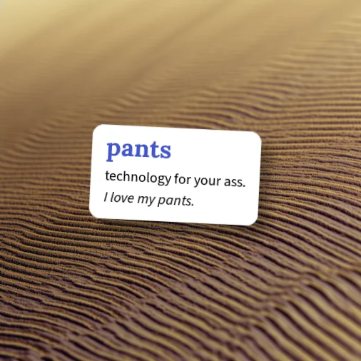 Urban Dictionary: pants