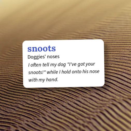 Urban Dictionary: *snoots*