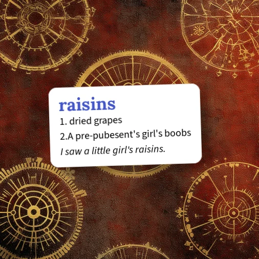 Urban Dictionary: raisins