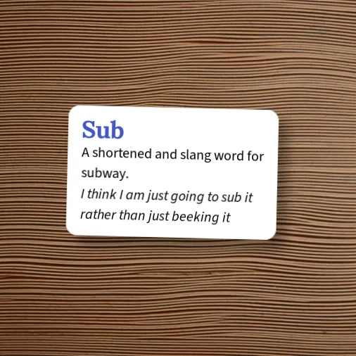 Urban Dictionary: Sub