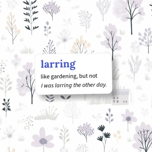 Urban Dictionary: larring