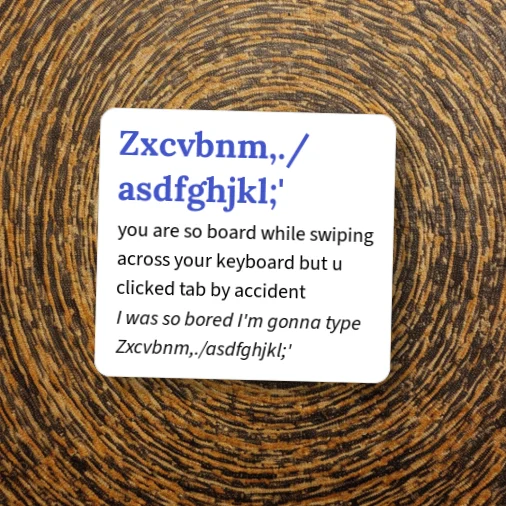 Urban Dictionary: Zxcvbnm asdfghjkl