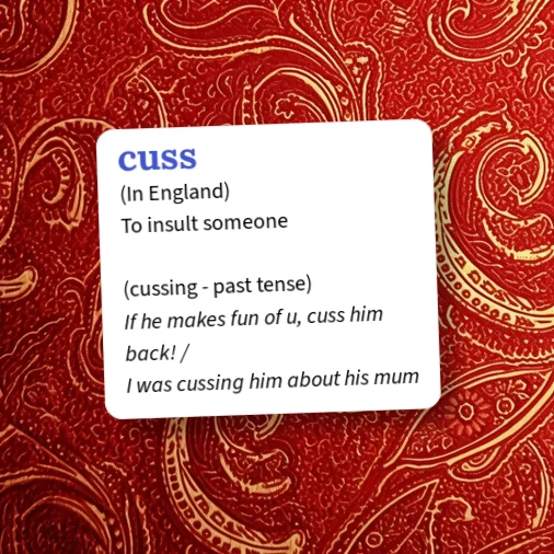 Urban Dictionary: cuss