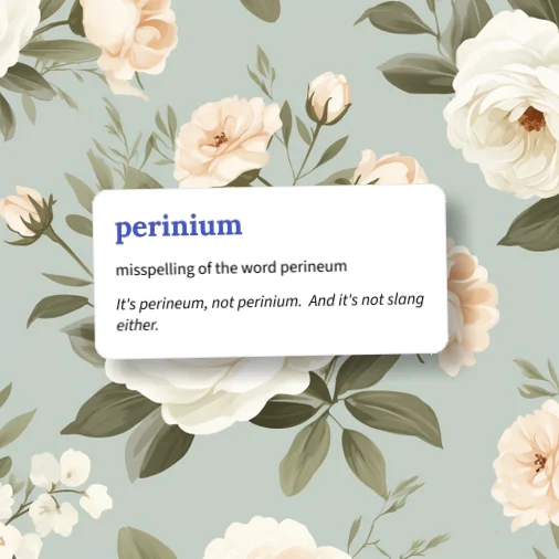 Urban Dictionary: perinium