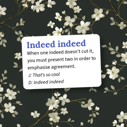 Urban Dictionary: indeed!