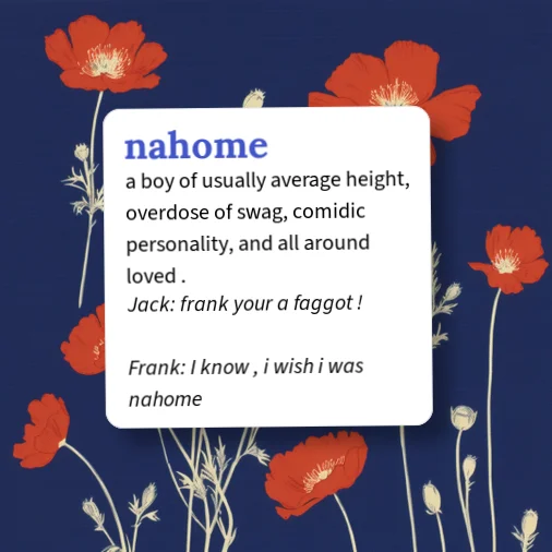 Urban Dictionary: nahome