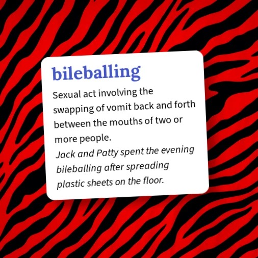 Urban Dictionary: bileballing