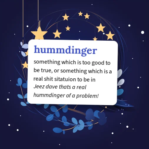 Urban Dictionary: hummdinger