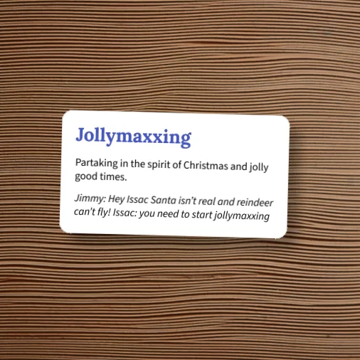 Urban Dictionary: Jollymaxxing