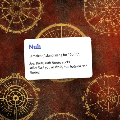 Urban Dictionary: Nuh