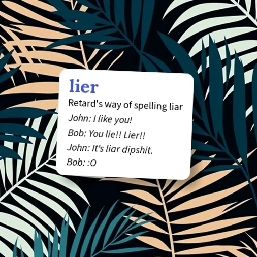 Urban Dictionary: lier