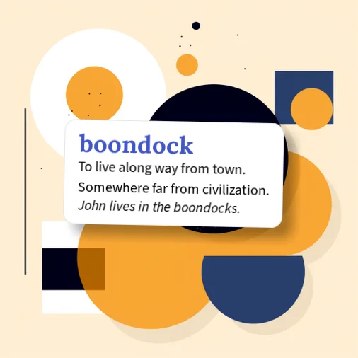 Urban Dictionary: boondock