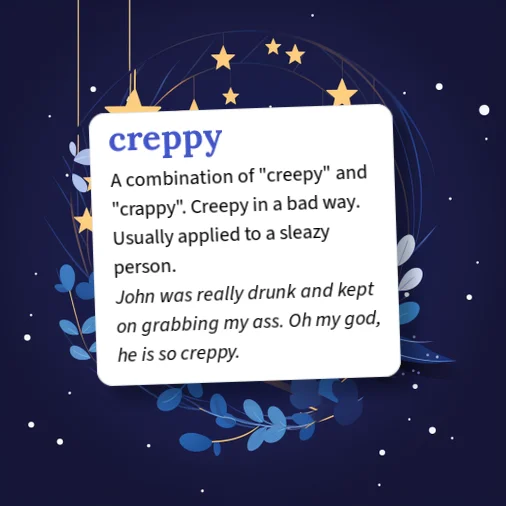 Urban Dictionary: creppy