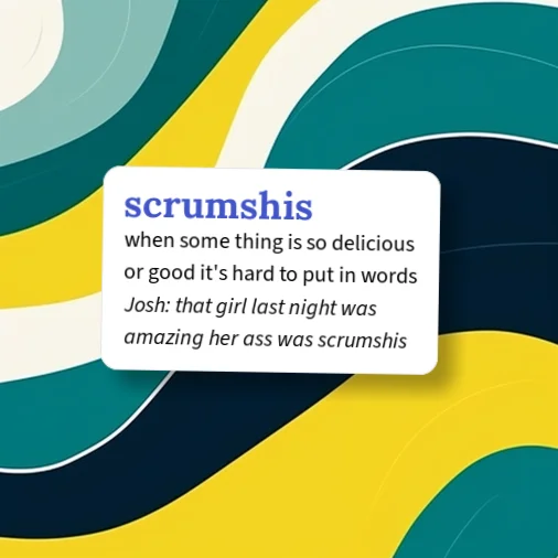 Urban Dictionary: scrumshis