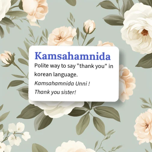 Urban Dictionary: Kamsahamnida