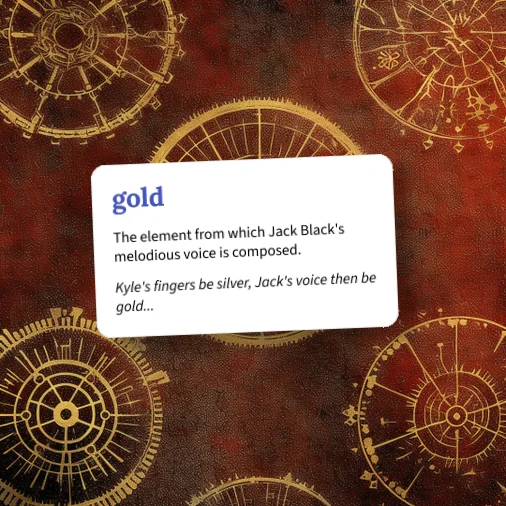 Urban Dictionary: gold with that