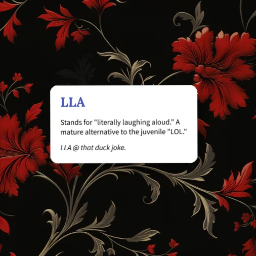 Urban Dictionary: LLA