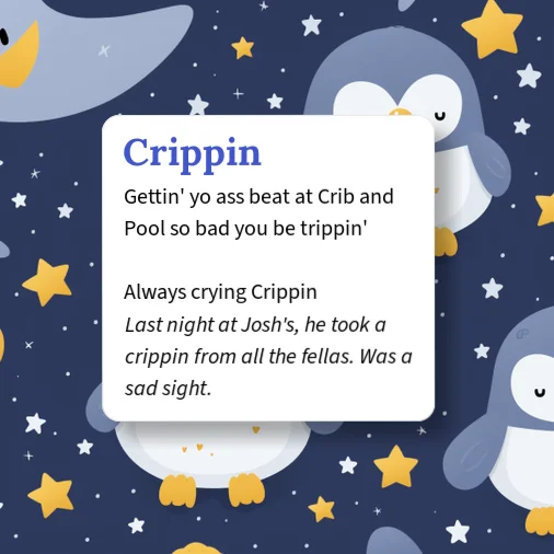 Urban Dictionary: Crippin
