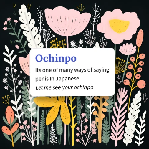Urban Dictionary: Ochinpo