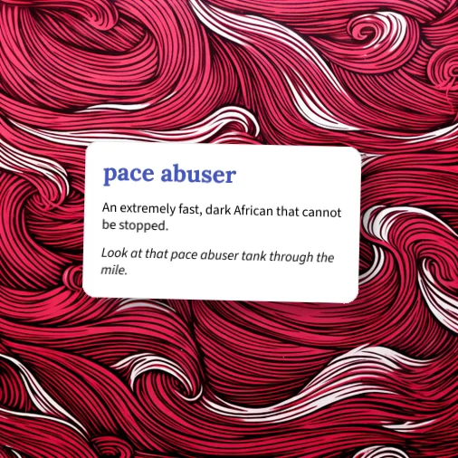 Urban Dictionary: pace abuser