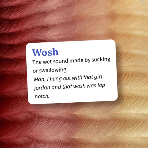 Urban Dictionary: Wosh