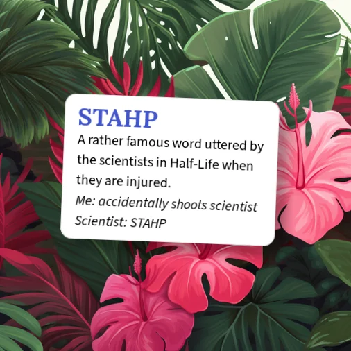 Urban Dictionary: STAHP