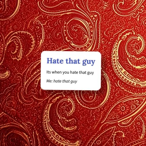 Urban Dictionary: Hate that guy