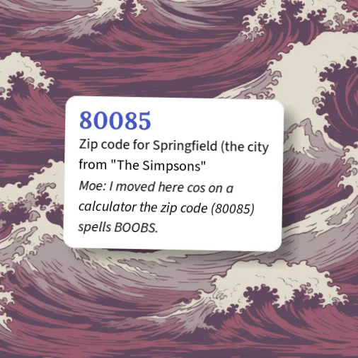 Urban Dictionary: 80085