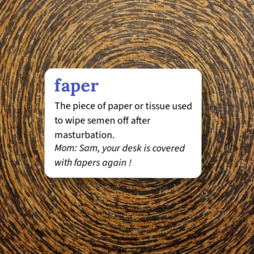 Urban Dictionary: faper