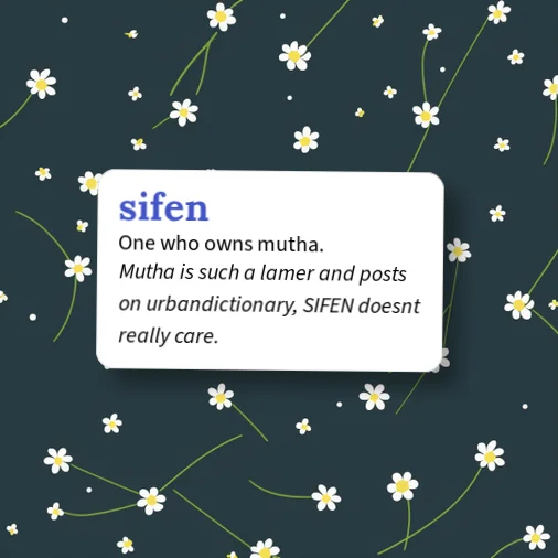 Urban Dictionary: sifen