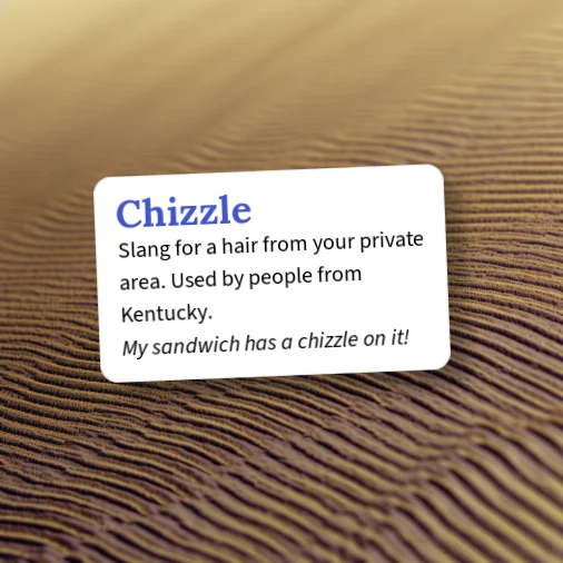 Urban Dictionary: Chizzle