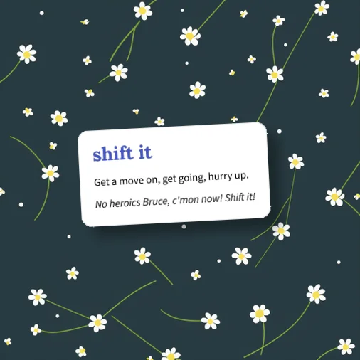 Urban Dictionary: Shifts