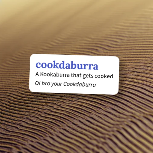 Urban Dictionary: cookdaburra