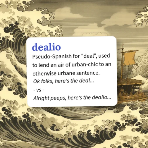 Urban Dictionary: dealio