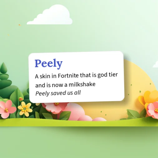 Urban Dictionary: Peely