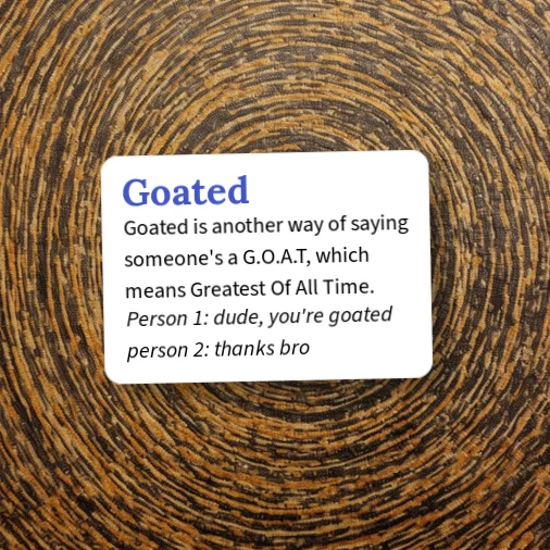 Urban Dictionary: Goated